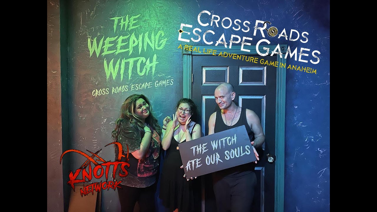 The WEEPING WITCH HORROR ESCAPE ROOM AT CROSSROADS ESCAPE GAMES - YouTube