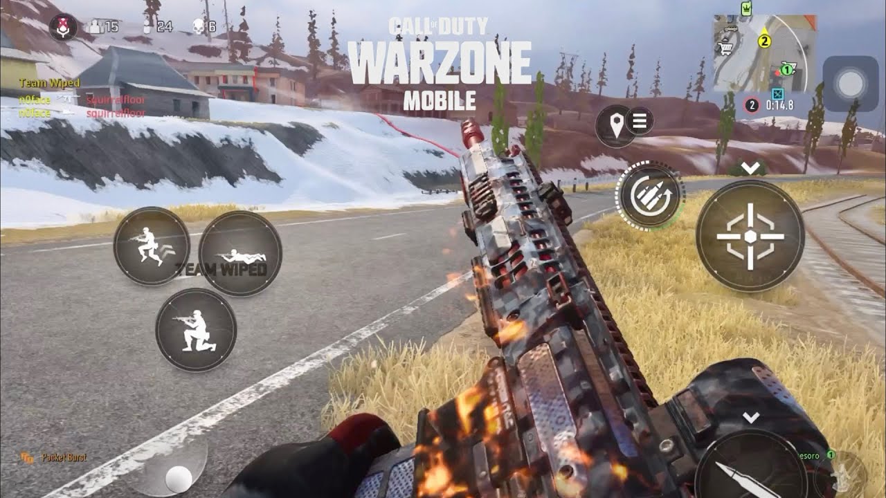 Warzone Mobile Ultra Graphic Gameplay With Ghost Magma Operator - YouTube