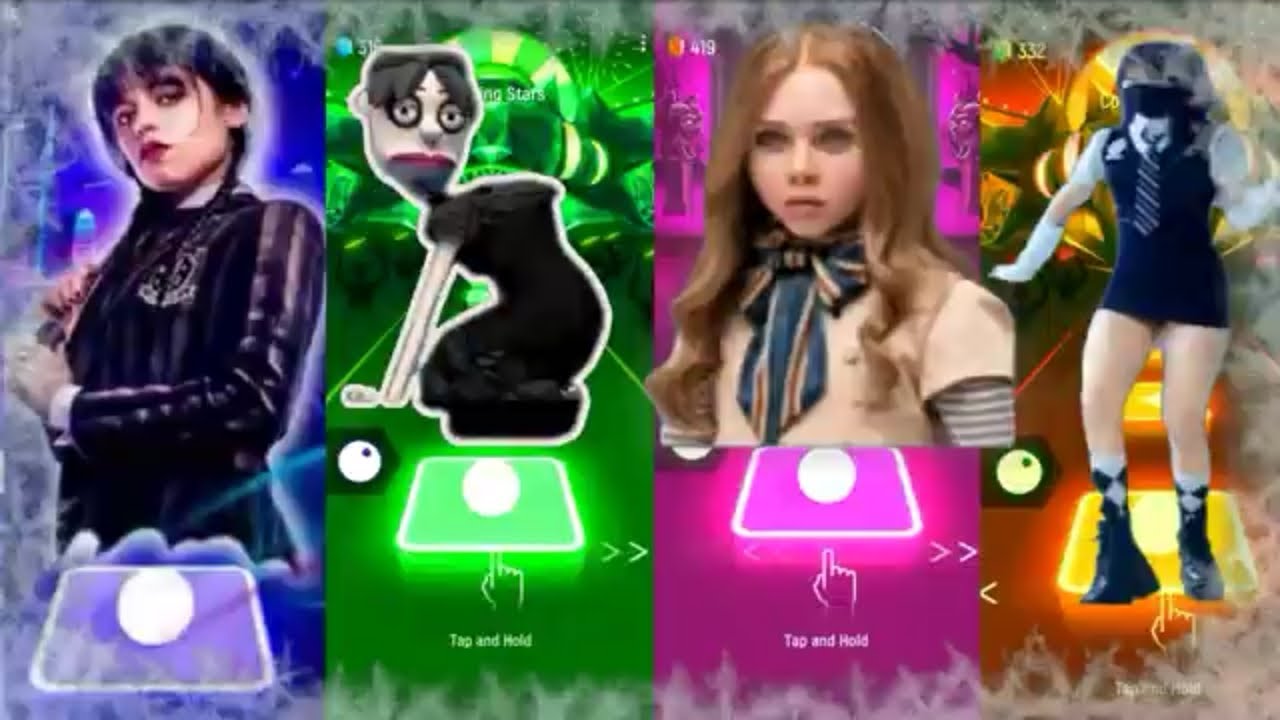 ANIME WEDNESDAY vs Megan M3GAN vs ADDAMS BLOODY MARY vs TOCA TOCA DANCE ...