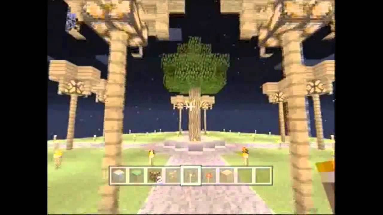 Minecraft Sky Island Build- Part 1 - YouTube