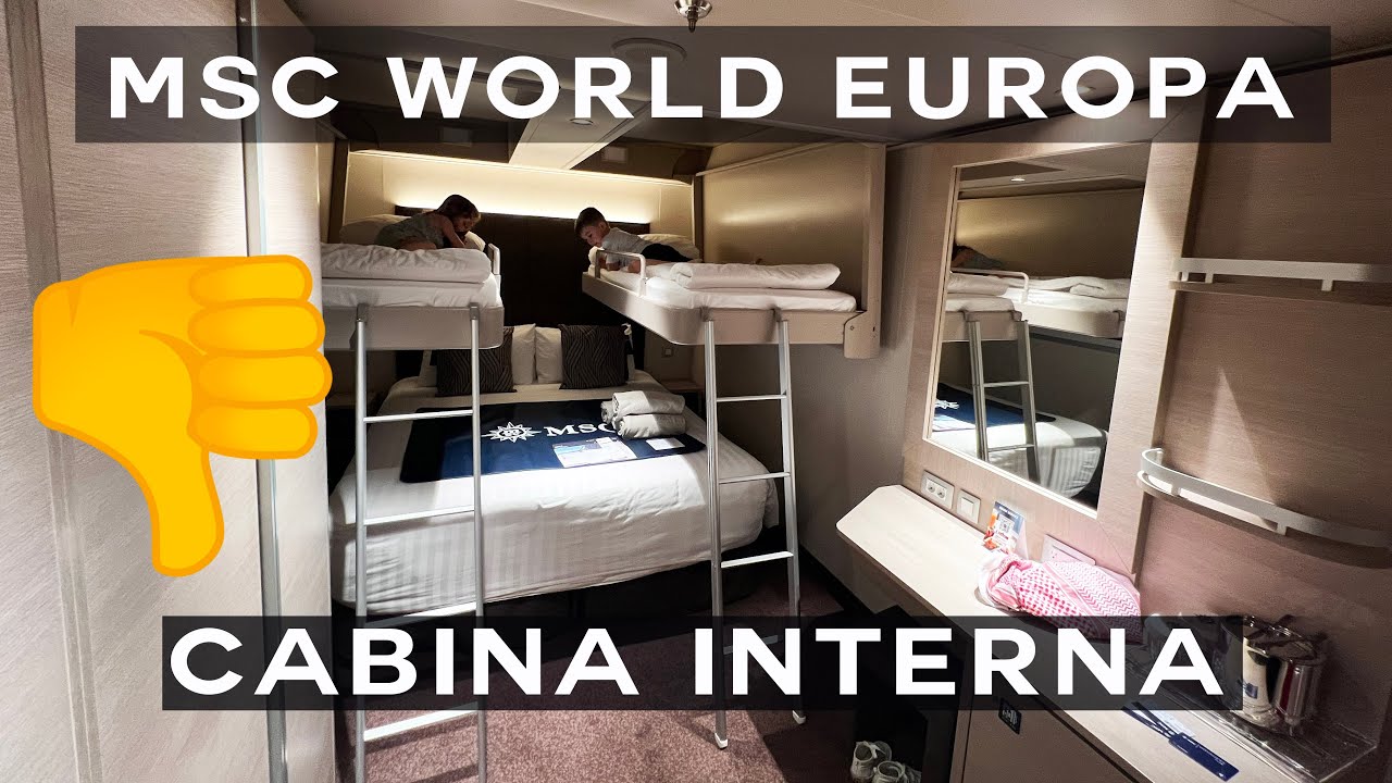 Mai Piu - Cabina Interna !!!!! #mscworldeuropa - YouTube