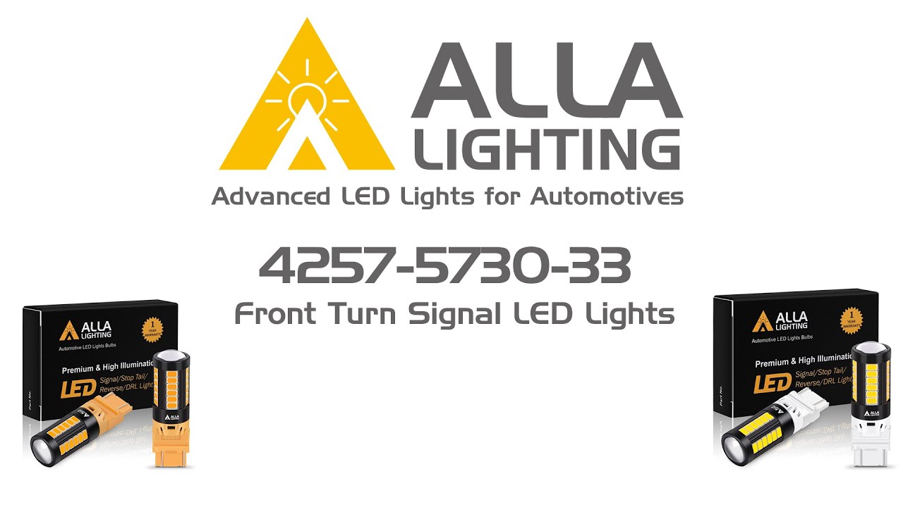 4257NA LED Turn Signal Lights Bulb Replacement Upgrade Blinker Lamps ...