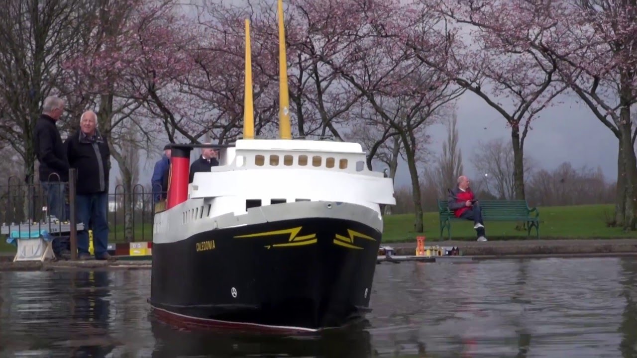 RC scale model of MV Caledonia car ferry - YouTube