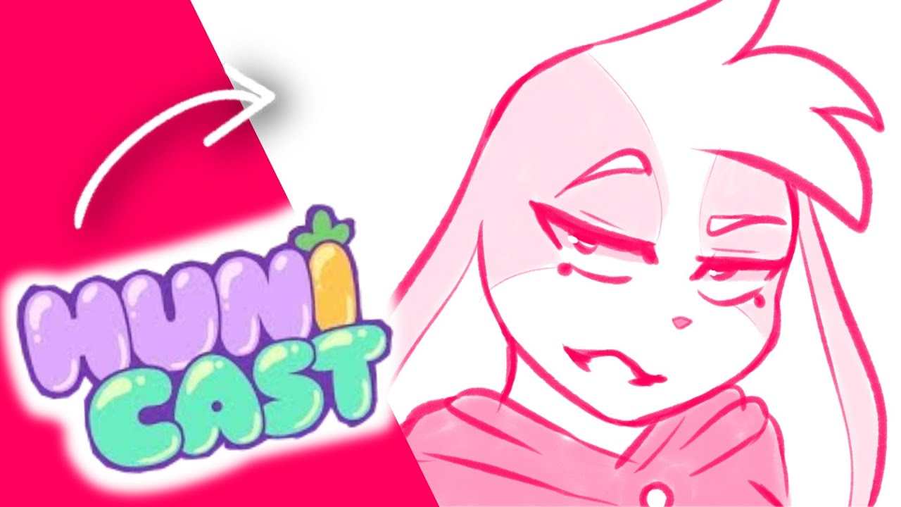 Huni Bun doodle - REAL TIME pt. 9 #hunicast (13+) - YouTube