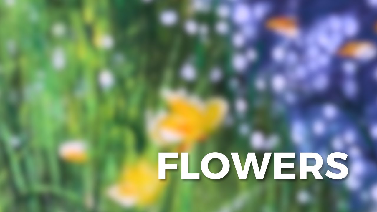 Blooming Flowers: Easy Acrylic Painting Tutorial - YouTube