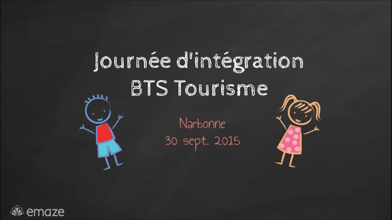 Journee d'intégration BTS Tourisme Foix 2015 - YouTube