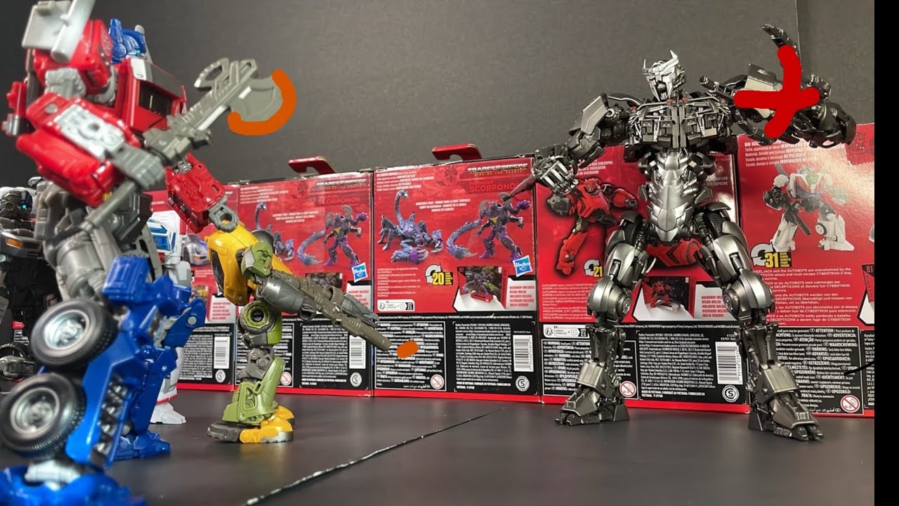 Transformers Stop motion Autobots vs Scourge part 3 - YouTube