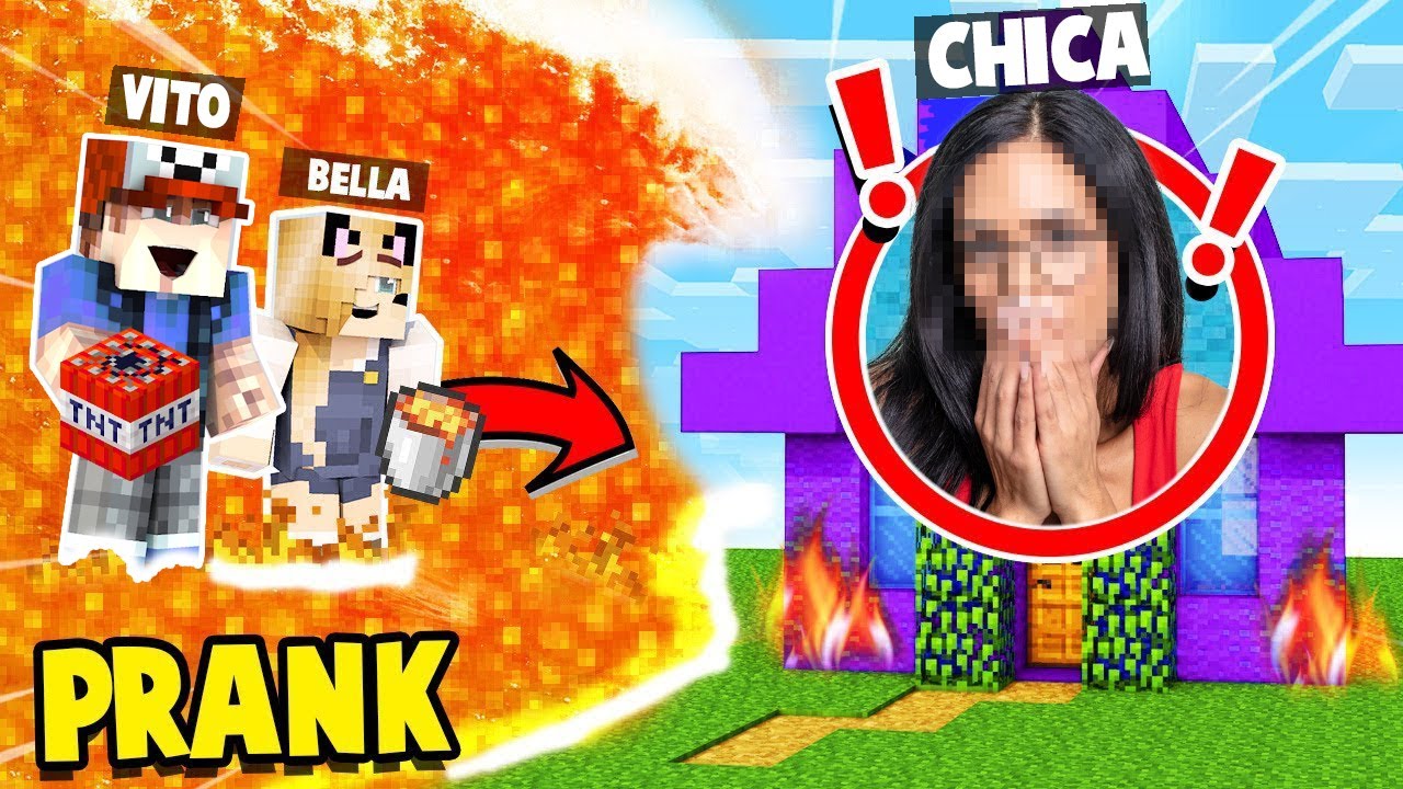 TROLLUJEMY CHICE *NOWĄ KOLEŻANKĘ* w Minecraft! | Vito i Bella - YouTube