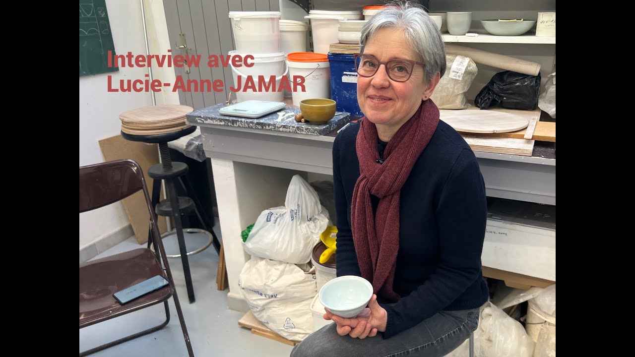 Interview de Lucie-Anne Jamar, céramiste membre d'ArtBol - YouTube