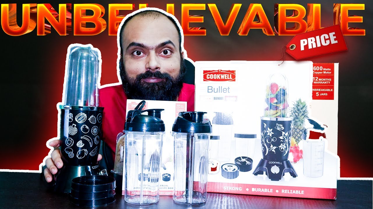 Unboxing the Cookwell Bullet Mixer Grinder: Is This the BEST Mixer ...