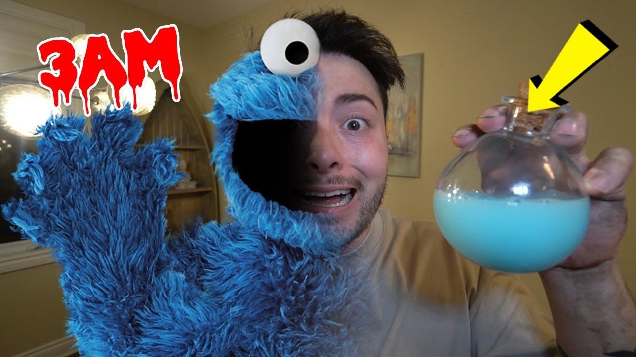 ORDERING COOKIE MONSTER POTION FROM THE DARK WEB AT 3AM!! *IT ACTUALLY ...