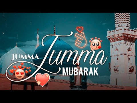 Jumma Mubarak Whatsapp Status 🌙☺️ Madina Bula Lijiye Status