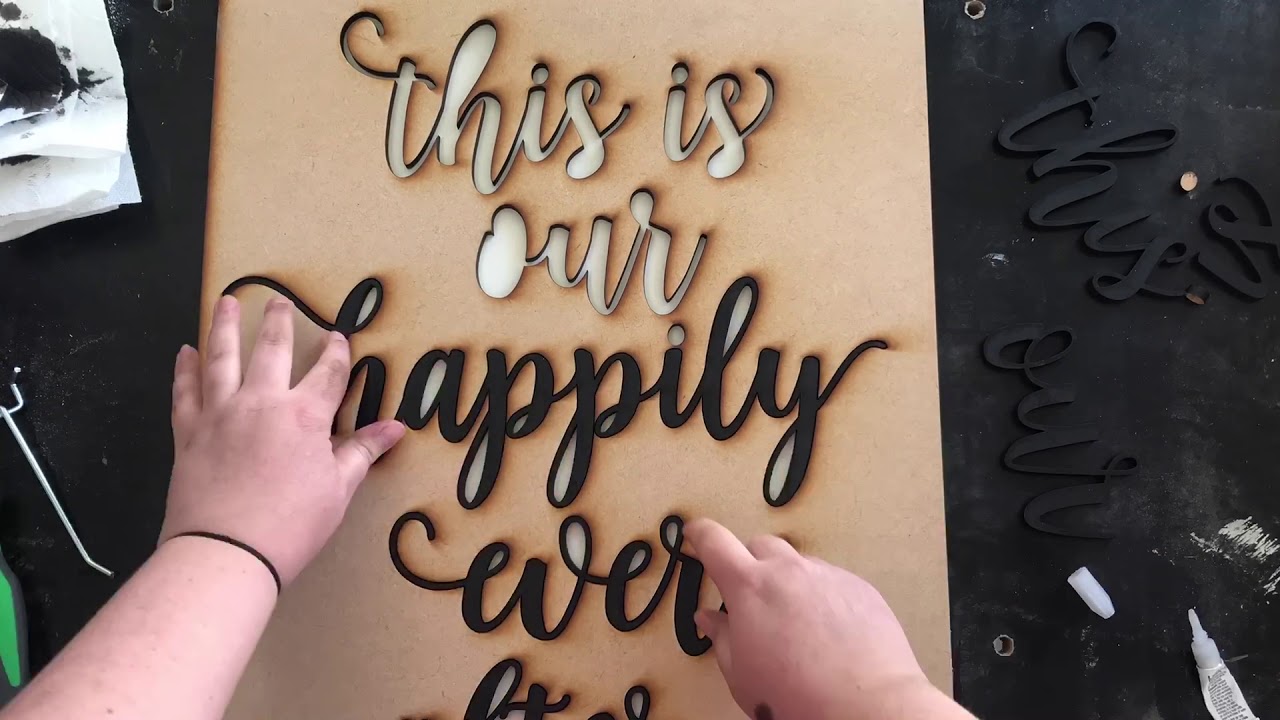 DIY Sign Kit Speed Tutorial - YouTube