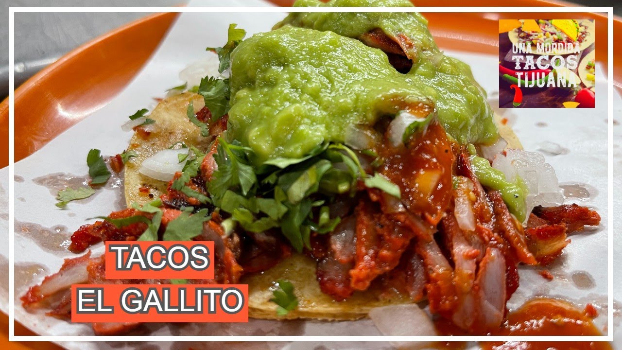 "One Bite Tacos Tijuana": Tacos El Gallito - YouTube