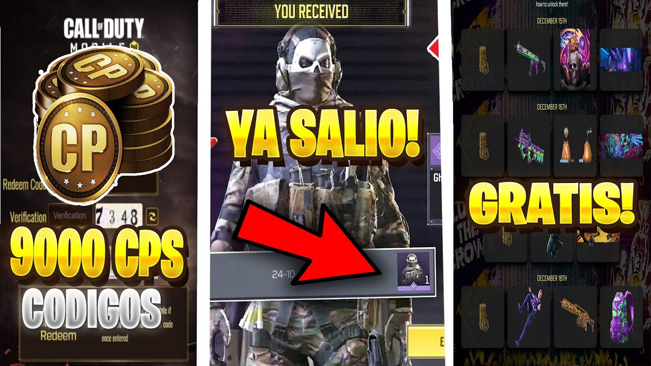 CODIGOS POR MAS DE 9000 CPS!! YA ESTA LLEGANDO GHOST RED TEAM!! I RECOMPENSAS CAMPEONATO I CODM ...