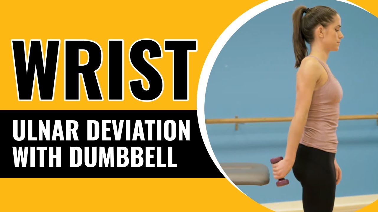 Wrist Ulnar deviation with dumbbell - YouTube