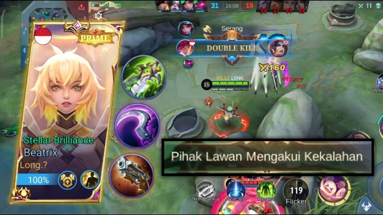 Set Build Beatrix Ini Memang Sakit Banget!! Cecilion cuma 2x Basic ...