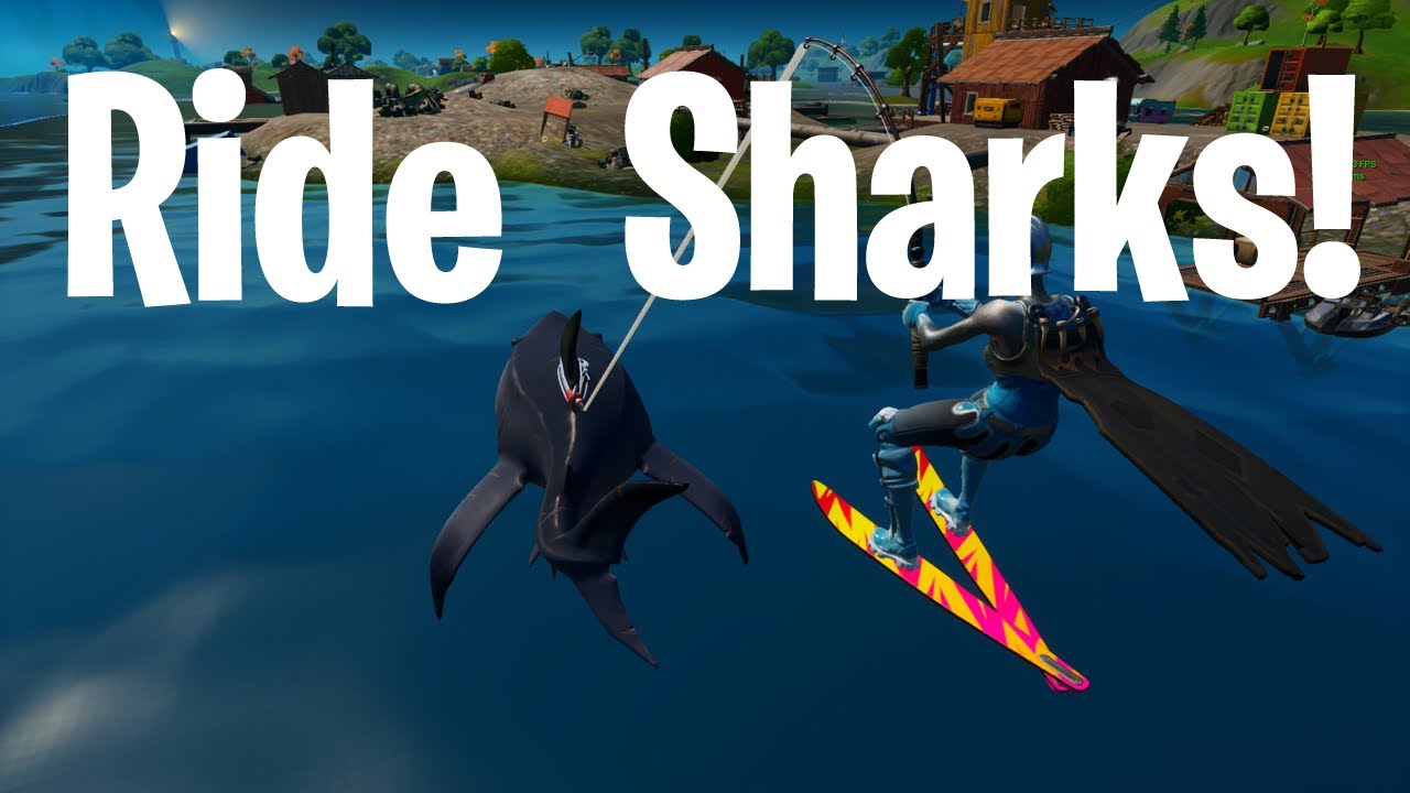 How to Ride a Shark in Fortnite Chapter 2 Season 3! (Fortnite Chapter 2 ...