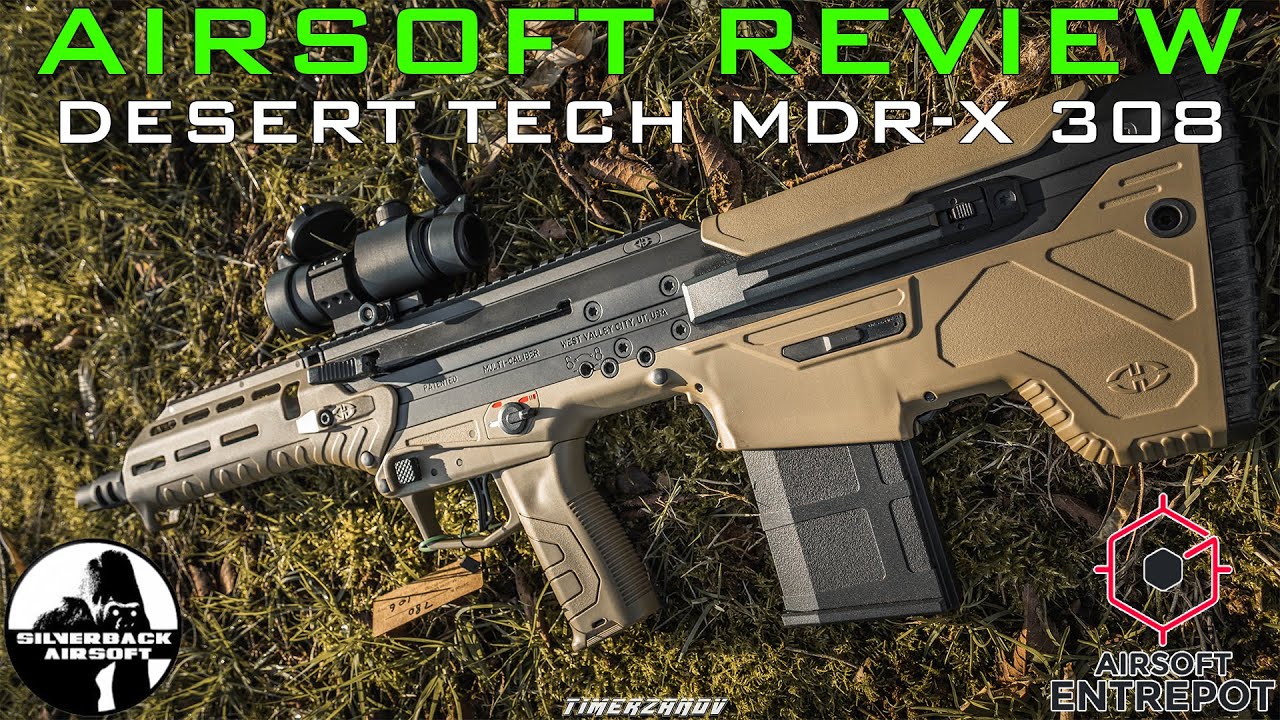 Airsoft Review #223 Silverback Desert Tech MDR-X .308 AEG (Airsoft ...