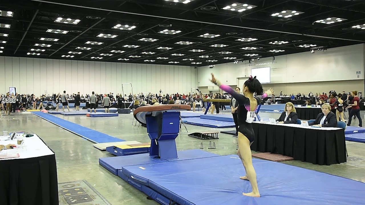 Katelyn Jong - Vault 1 - 2019 Women's Junior Olympic National ...