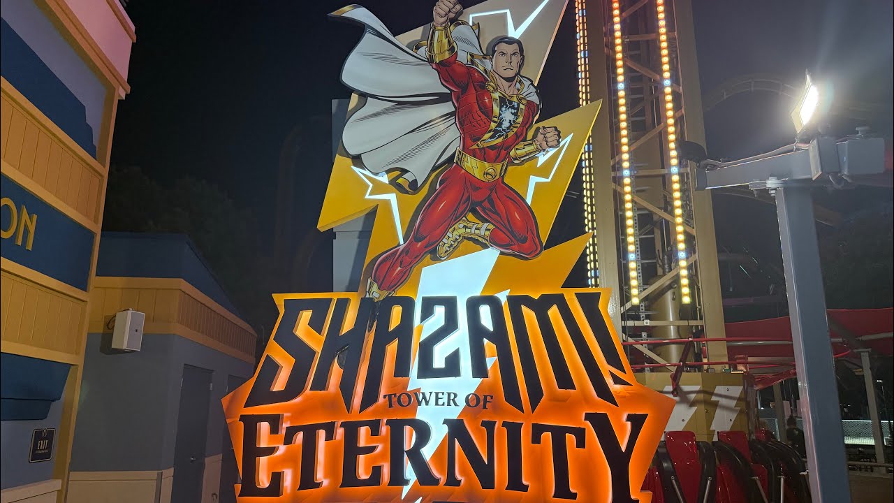 Shazam : Tower Of Eternity 4K POV at Six Flags Fiesta Texas - YouTube