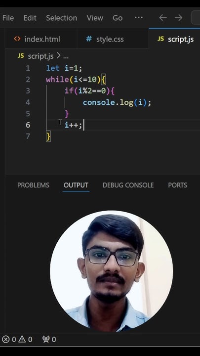 🧩6 Javascript Tricky Question Print Even Numbers Javascript Html Coding Tips Youtube