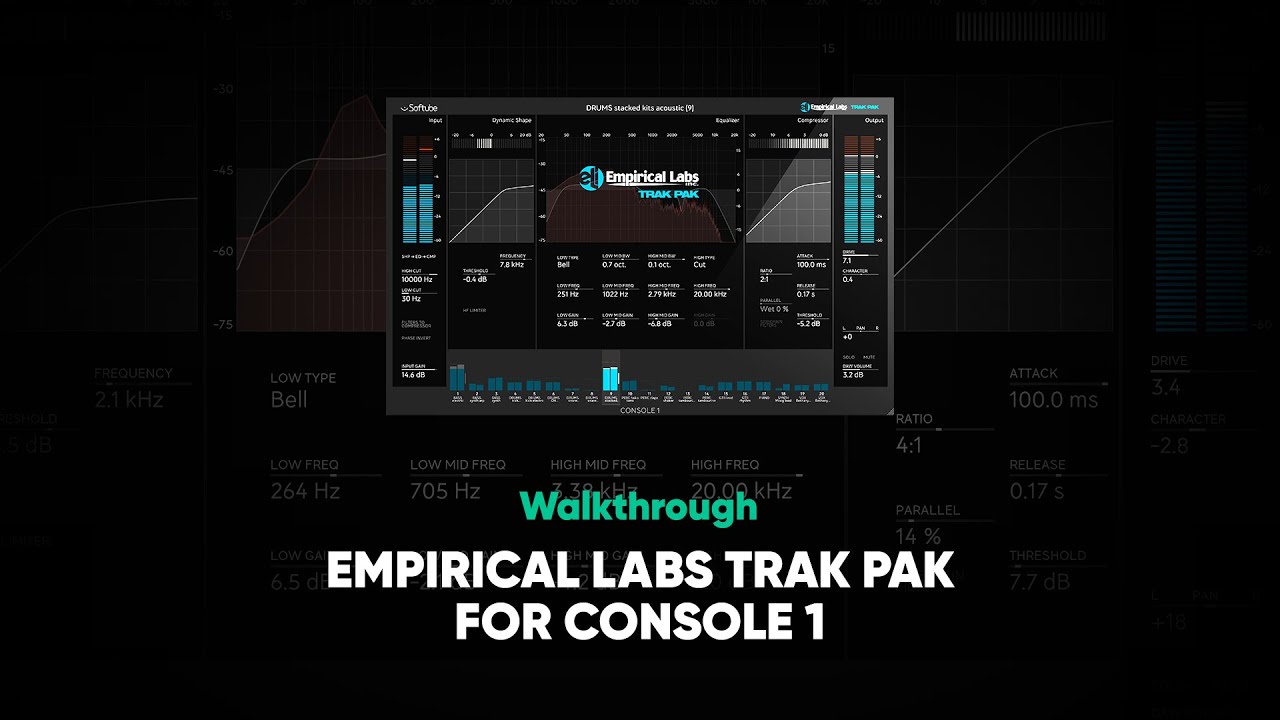 Empirical Labs Trak Pak For Console 1 Walkthrough – Softube - YouTube