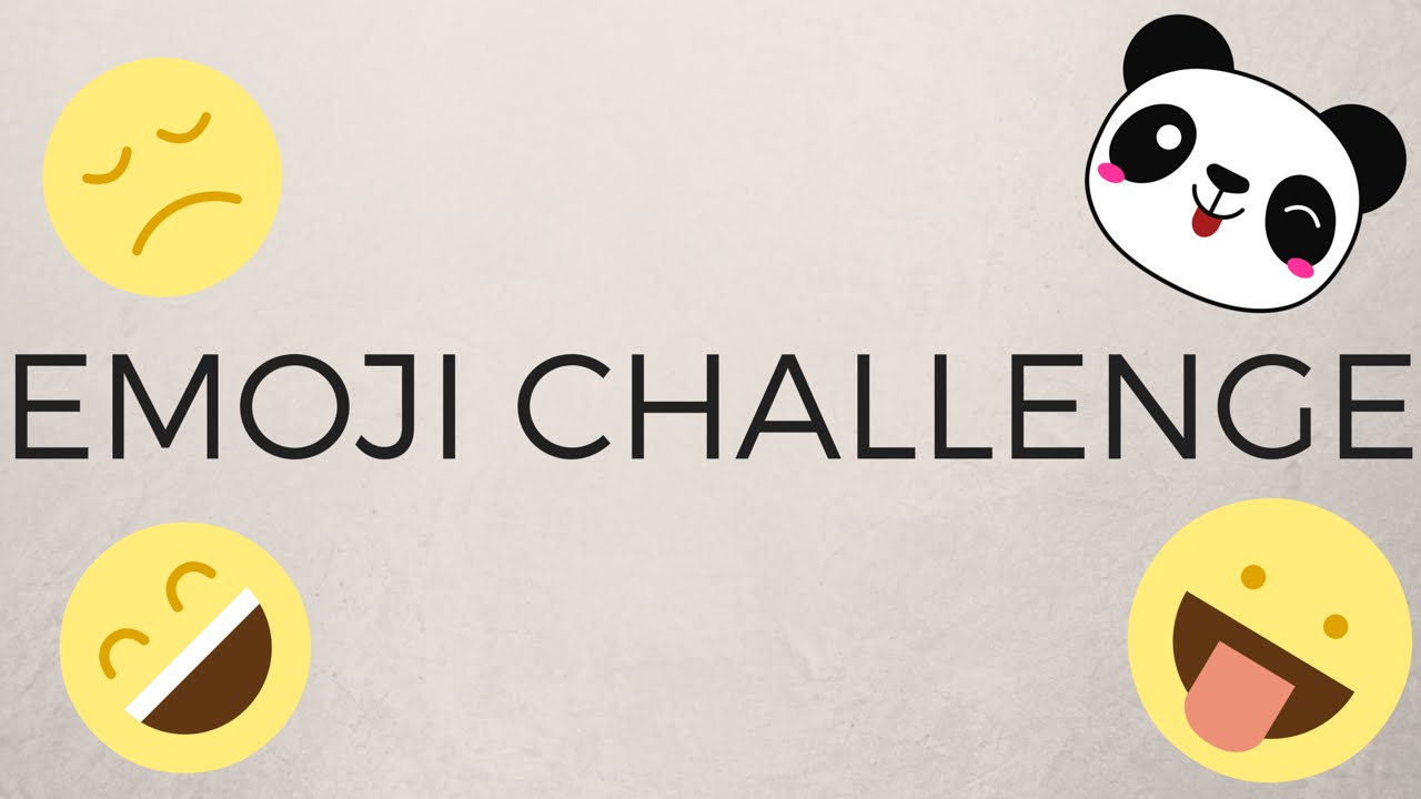 //emoji challenge//😹 - YouTube