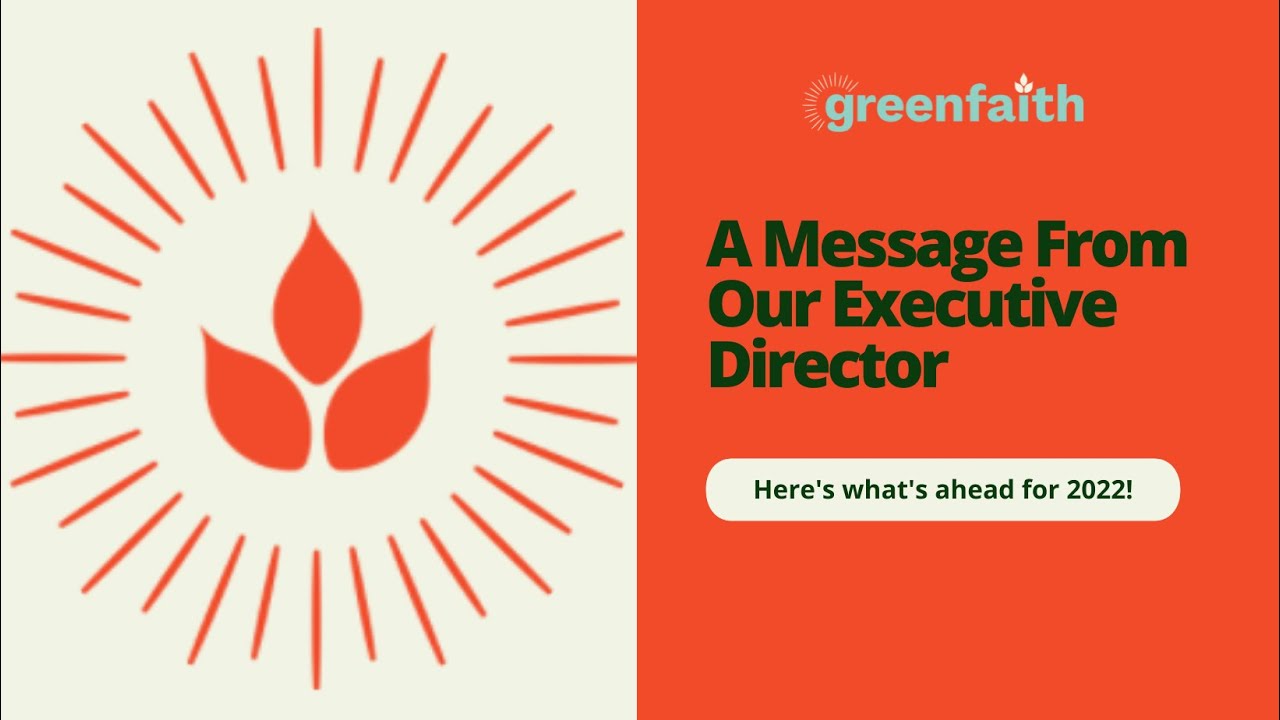 A Message From Our Executive Director, Rev. Fletcher Harper - YouTube