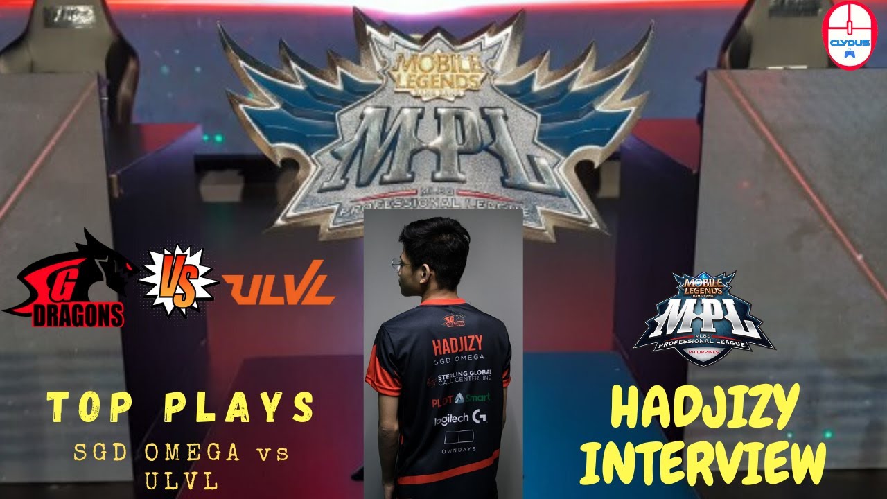 MPL Philippines Season 5: HADJIZY INTERVIEW + TOP Plays (SGD OMEGA vs ...