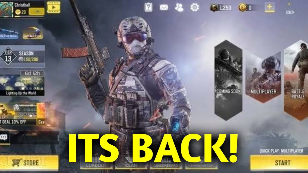 When CODM Season 1 Comes Back! - YouTube