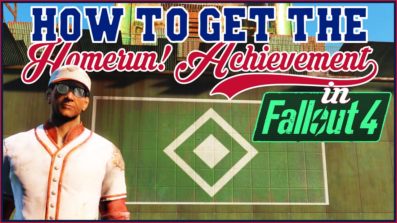 How to Get the Homerun Achievement in Fallout 4 + Diamond City trivia ...
