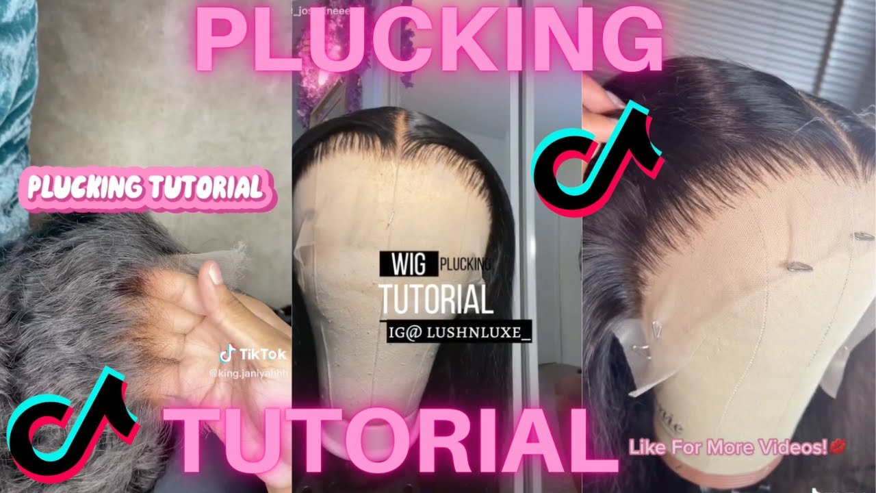 WIG PLUCK TUTORIAL🔌 - YouTube