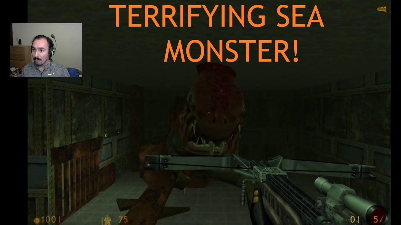 TERRIFYING SEA MONSTER! | Half-Life - YouTube