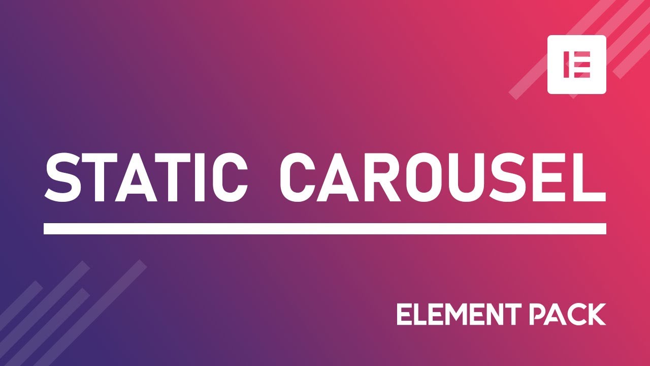 How To Use Static Carousel Widget By Element Pack In Elementor BdThemes Tutorial YouTube How To Use Static Carousel Widget By Element Pack In Elementor BdThemes Tutorial YouTube