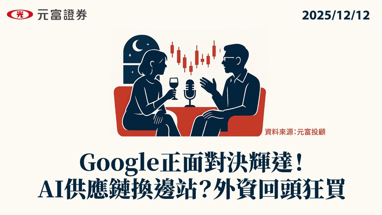 EP086 Google正面對決輝達！AI供應鏈換邊站？外資回頭狂買 | 20251212 | 盤後聊聊 | 元富證券理財頻道 - YouTube