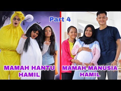 MAMAH HANTU HAMIL VS MAMAH MANUSIA HAMIL DI KEHIDUPAN SEHARI-HARI PART 4 | CHIKAKU FAMILY
