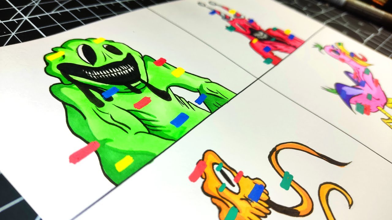 DIBUJO FRIDAY NIGHT FUNKIN vs GARTEN OF BAN BAN PIBBY CORRUPTED | FNF ...