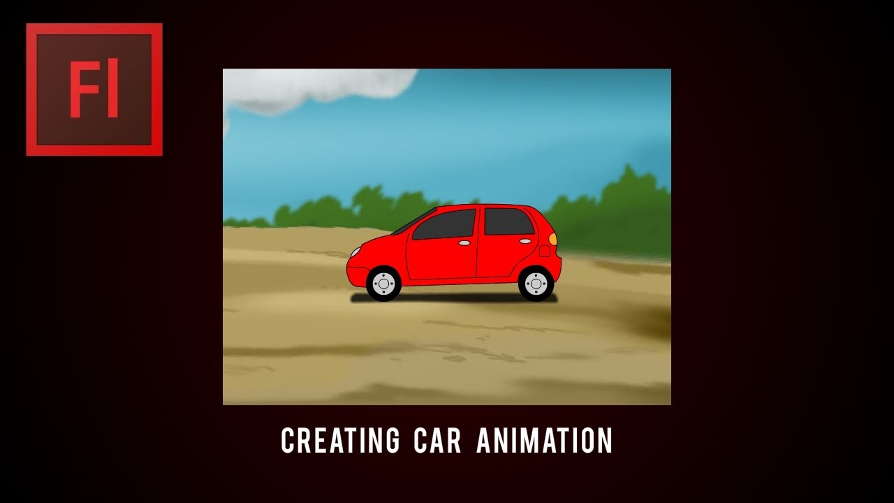 Adobe Flash Car Animation Tutorial - YouTube