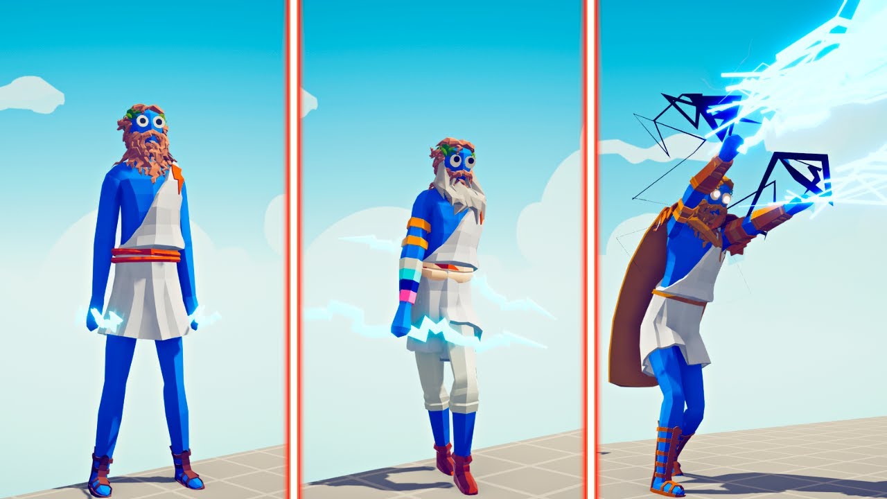 EVOLUTION OF ULTRA ZEUS - Totally Accurate Battle Simulator | TABS ...