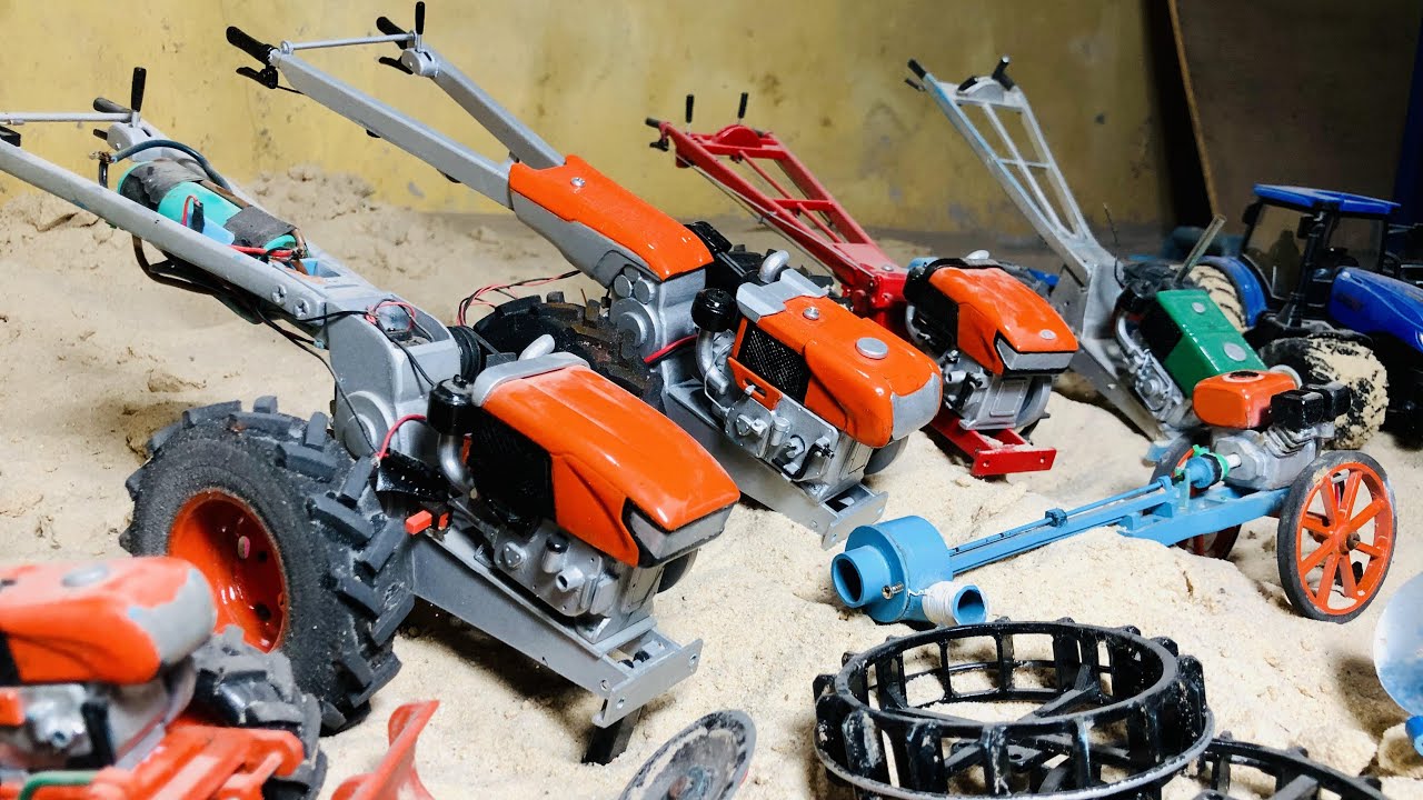 Wow Very Beautiful Small Tractor Ready to plow the Fields in the Rainy ...