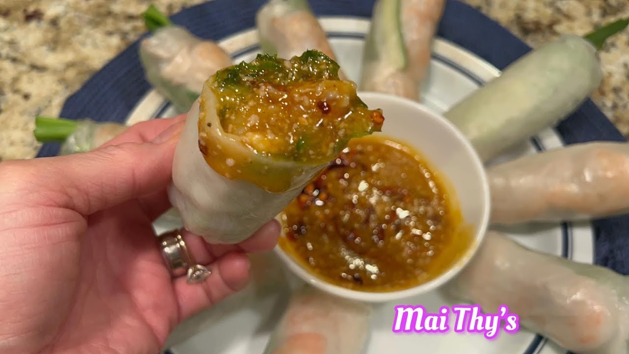 How to make Spring Rolls & Dipping Sauce | Cách Làm Gỏi Cuốn & Nước ...