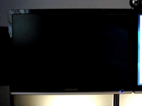 Backlight Flickering on Samsung 226BW LCD Monitor - YouTube