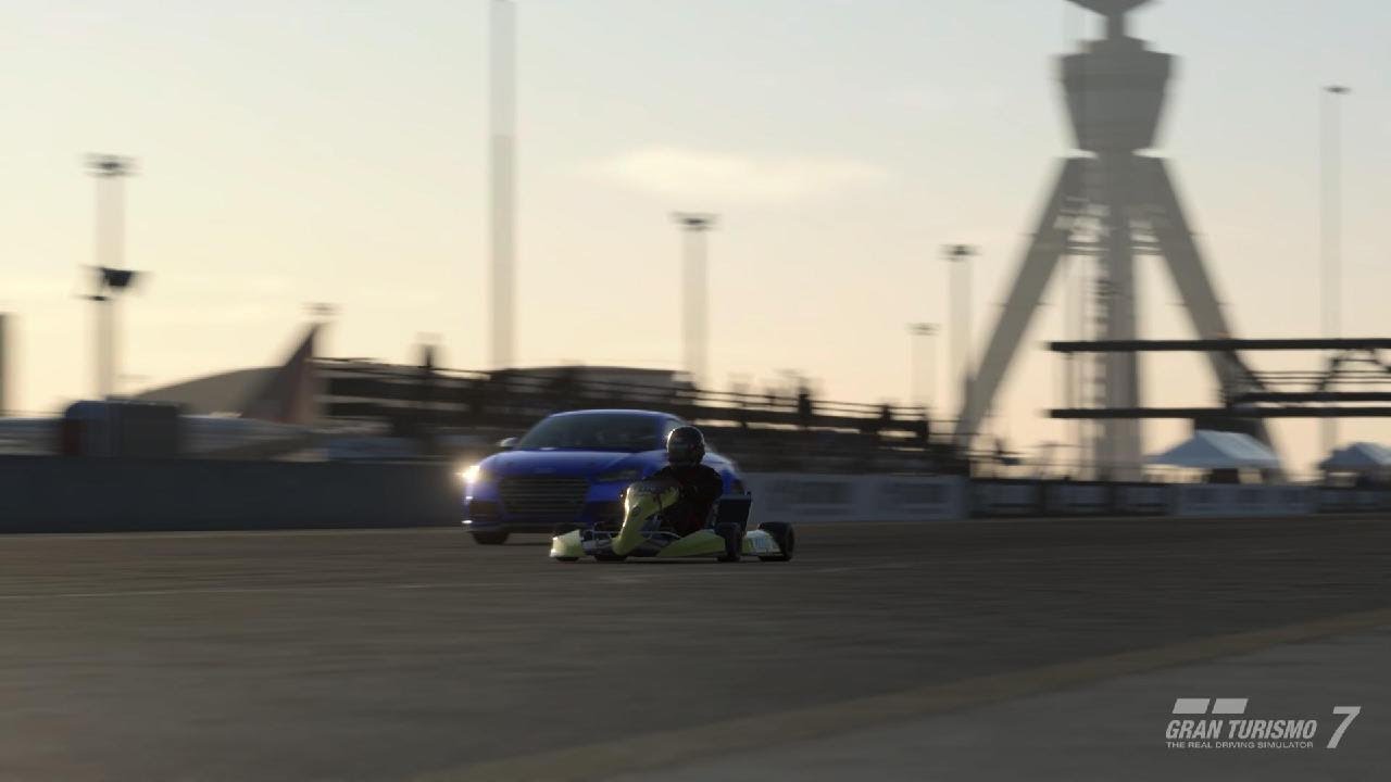 Drag Race Mission Win With Go-Kart - GT7 - YouTube