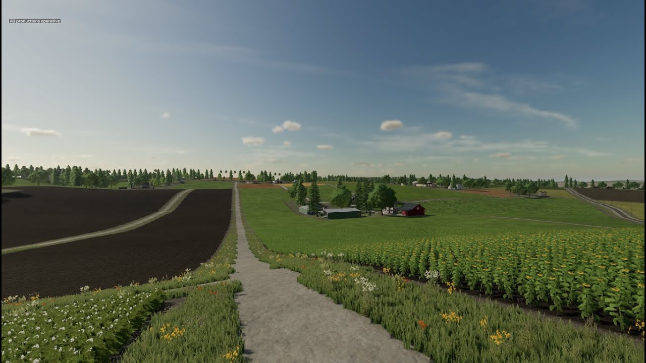 New WIP FS22 Map Preview - Eastern North Carolina USA - YouTube