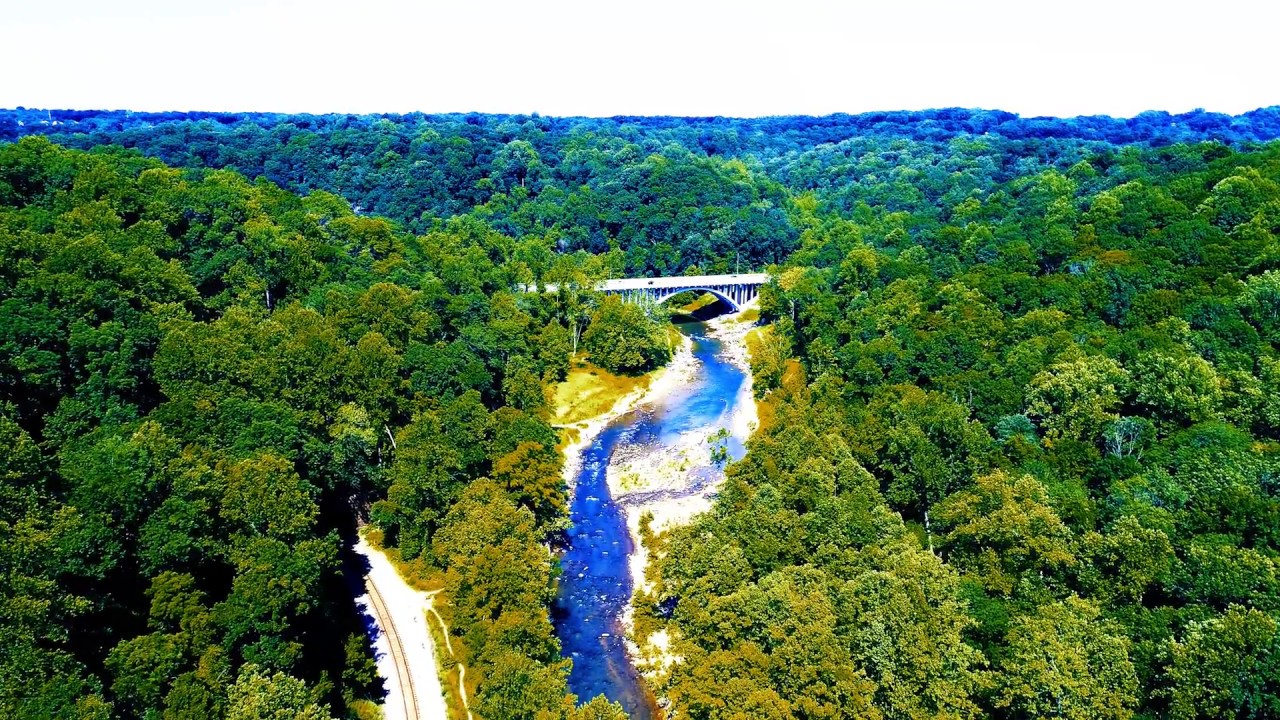 Patapsco Valley State Park 4K Drone Footage - YouTube