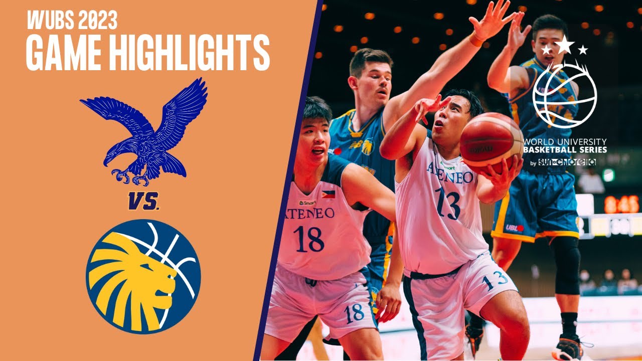 【Basketball】Highlights | 1st Round - WUBS 2023 | Ateneo (PHI) vs Sydney (AUS) / アテネオ大学 vs シドニー大学 ...
