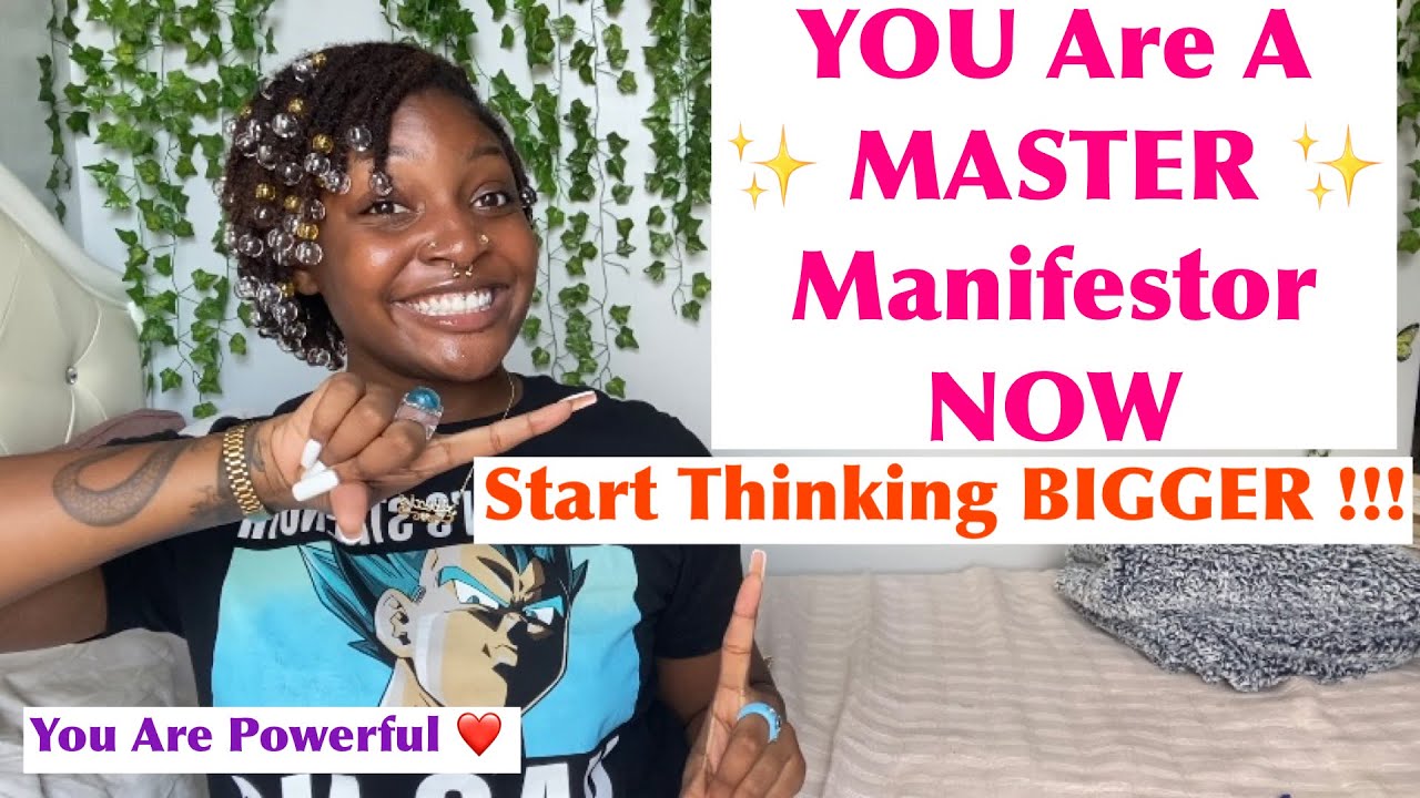 YOU ARE A MASTER MANIFESTOR RIGHT NOW! TAP IN TO THAT INFINITE POWER ...