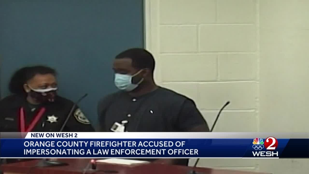 FIrefighter arrested, accused of impersonating officer - YouTube