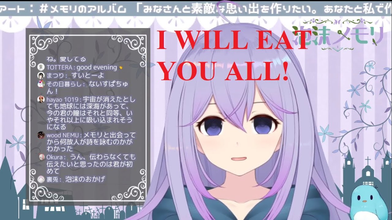 Utakata Memory and her chat - Attack on Memory (ViViD VTuber) [ENG SUB ...